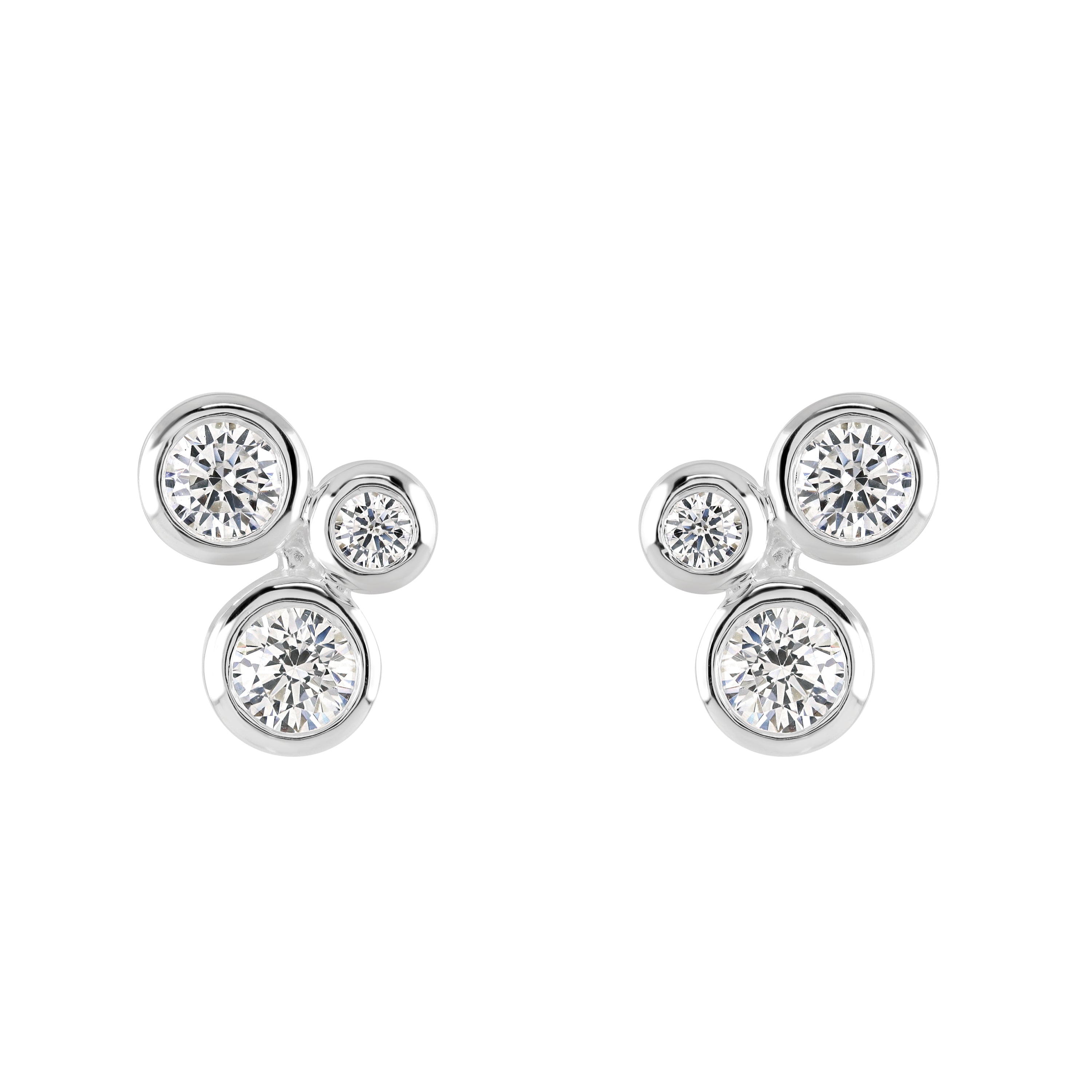 Dew Bubble Crystal Stud Earrings – The Real Thing Jewellery