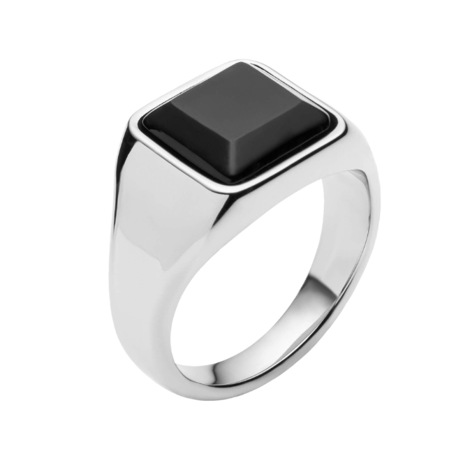 Fred Bennett Black Onyx Signet Ring – The Real Thing Jewellery